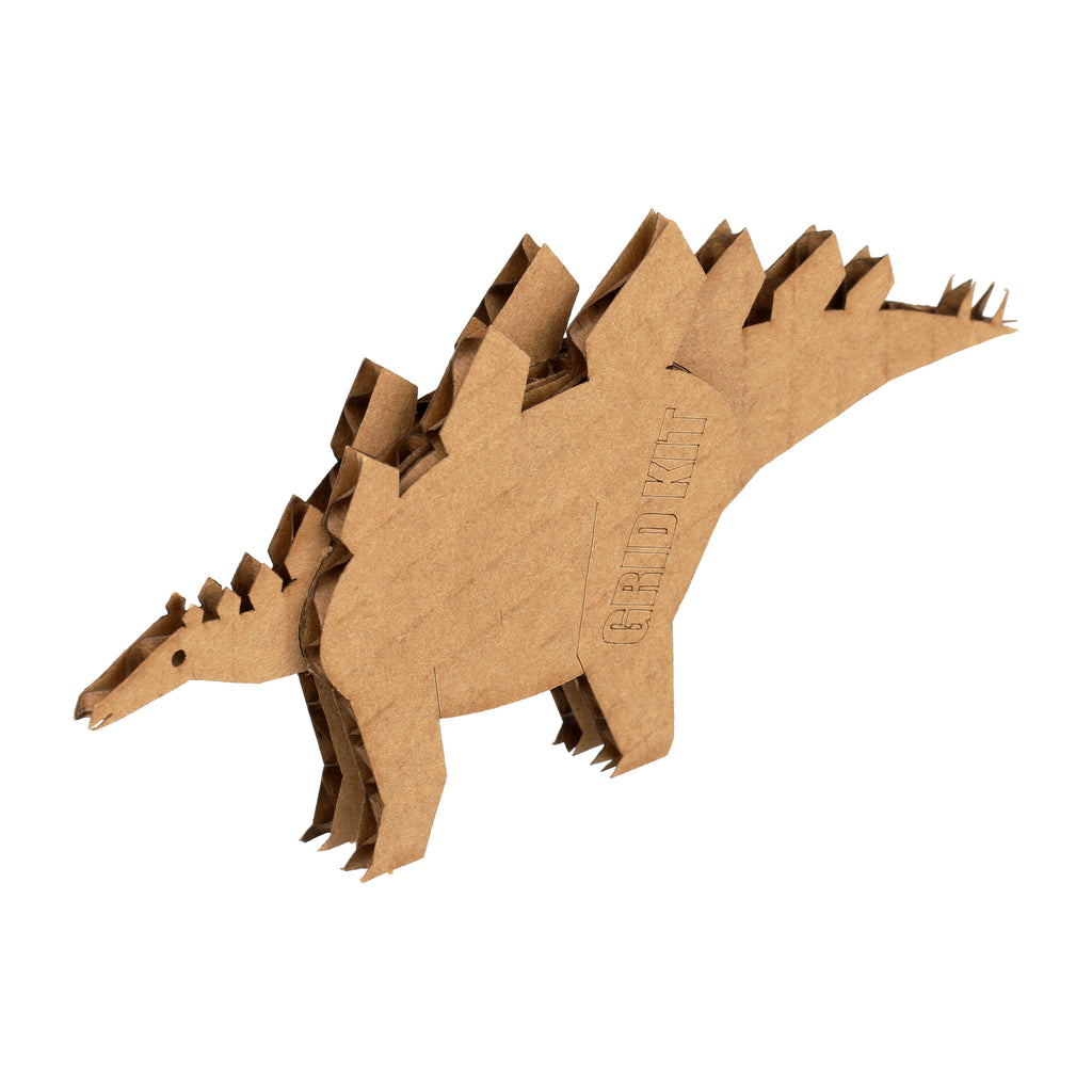 3D Dinosaur Stegosaurus Puzzles - Engaging Cardboard Building Kits for ...