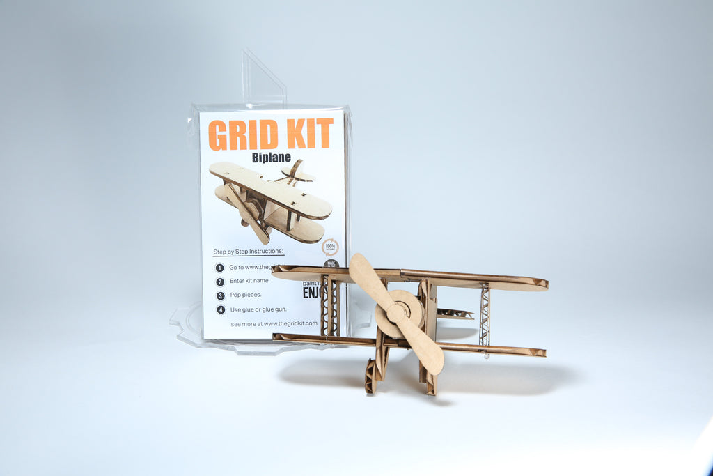 Cardboard Biplane Adventure: DIY Model Kit for Young Aviators – STEM ...