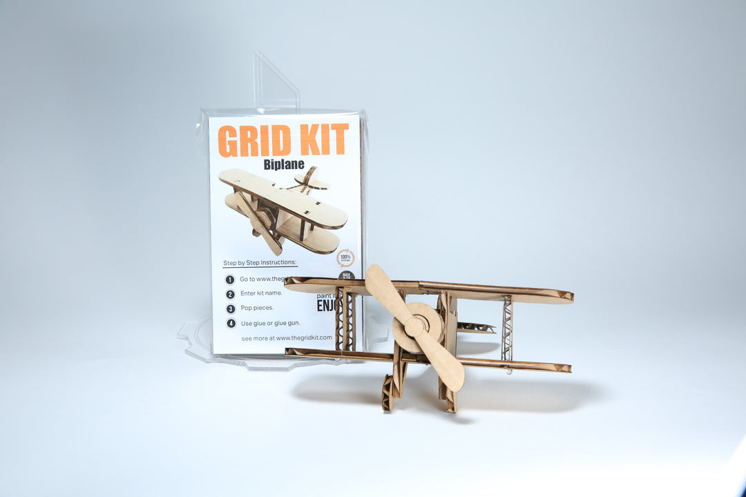 Cardboard Biplane Adventure: DIY Model Kit for Young Aviators – STEM ...