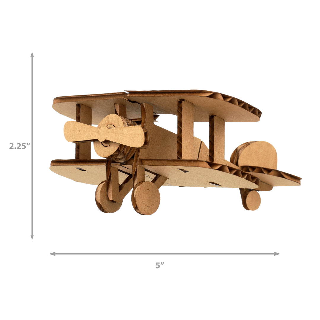 Cardboard Biplane Adventure: DIY Model Kit for Young Aviators – STEM ...